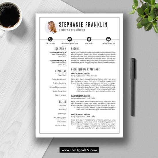 www.thedigitalcv.com-STEPHANIE-ONE-PAGE-RESUME – TheDigitalCV.com