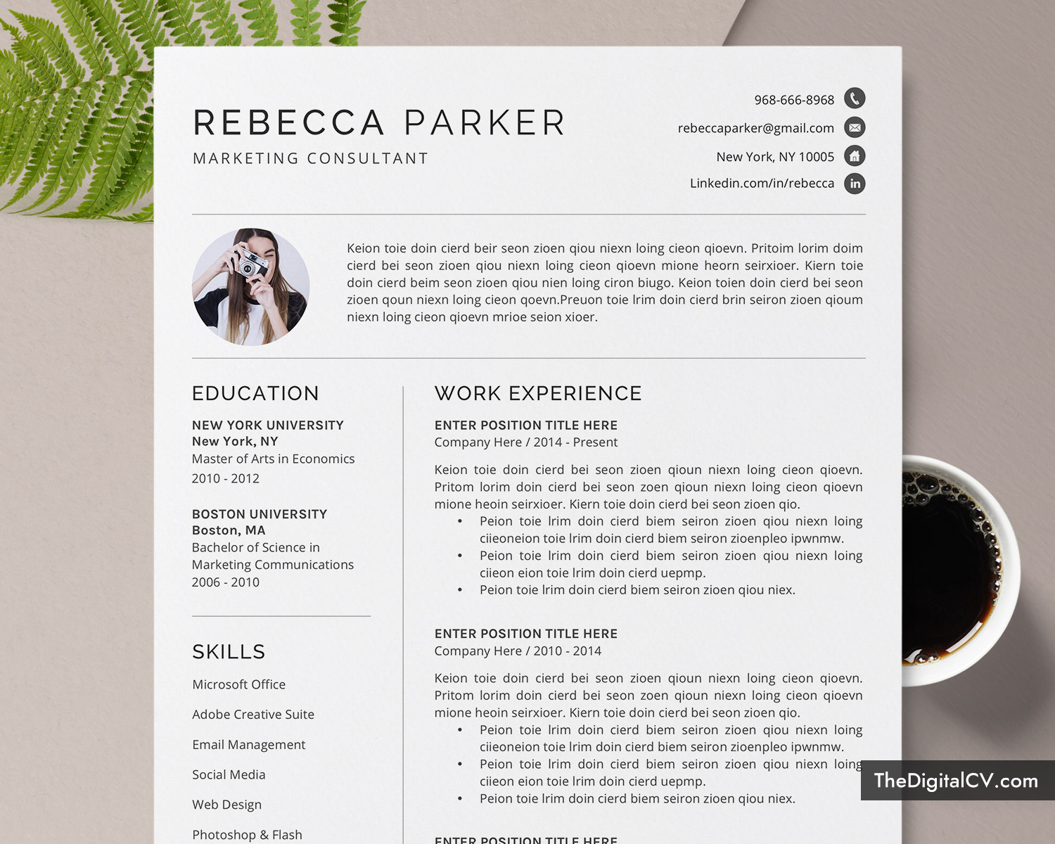 Resume Template 2021 Free Download Word Resume